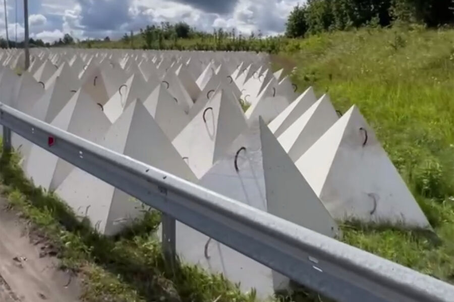 Lithuania has put new "dragon's teeth" on the border with Russia ...